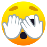 🫣 Face with Peeking Eye Emoji on JoyPixels 7.0