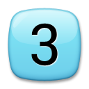 3️⃣ Keycap Digit Three Emoji on LG G5