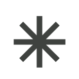 ️ 여덟 갈래 별표 Emoji on Microsoft Windows 8.1