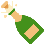 🍾 Botol Dengan Penutup Gabus Terbuka Emoji on Microsoft Windows 11 ...