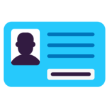 🪪 Identification Card Emoji on Microsoft Windows 11 22H2