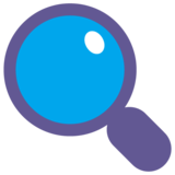 🔍 Magnifying Glass Tilted Left Emoji on Microsoft Windows 11 22H2