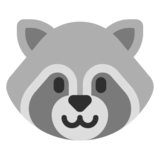 🦝 Raccoon Emoji on Microsoft Windows 11 22H2