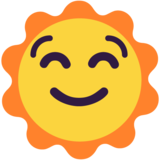 🌞 Faccina Sole Emoji on Microsoft Windows 11 22H2