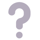 White Question Mark Emoji on Microsoft Windows 11 22H2