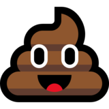 💩 Pile of Poo Emoji on Microsoft Windows 10 Anniversary Update