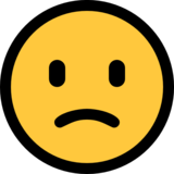 🙁 Rosto Meio Triste Emoji on Microsoft Windows 10 Anniversary Update