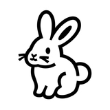 🐇 Konijn Emoji on Noto Emoji Font 15.0