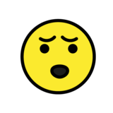 😦 Entsetztes Gesicht Emoji on OpenMoji 1.0