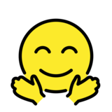 🤗 Blij Gezicht Met Handen Uitgestoken Voor Een Knuffel Emoji on ...