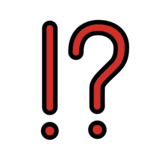 ⁉️ Uitroepteken En Vraagteken Emoji on OpenMoji 14.0