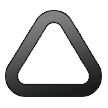 Triangle with Rounded Corners Emoji on Samsung One UI 4.0