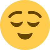 😌 Opgelucht Gezicht Emoji on Twitter Twemoji 11.4