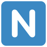 Regional Indicator Symbol Letter N Emoji on Twitter Twemoji 1.0
