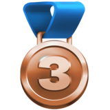 🥉 3rd Place Medal Emoji on Twitter Emoji Stickers 13.1