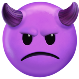 👿 Angry Face with Horns Emoji on Twitter Emoji Stickers 13.1