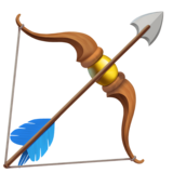 🏹 Bow and Arrow Emoji on Twitter Emoji Stickers 13.1