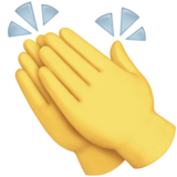 👏 Manos Aplaudiendo Emoji on Twitter Emoji Stickers 13.1