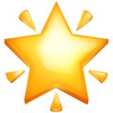 🌟 Glowing Star Emoji on Twitter Emoji Stickers 13.1