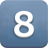 8️⃣ Keycap Digit Eight Emoji on Twitter Emoji Stickers 13.1