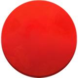 🔴 Círculo Rojo Grande Emoji on Twitter Emoji Stickers 13.1