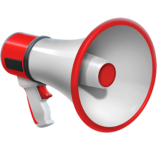 📢 Altavoz De Mano Emoji on Twitter Emoji Stickers 13.1