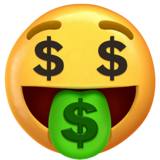 🤑 Money-Mouth Face Emoji on Twitter Emoji Stickers 13.1