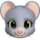 🐭 Mouse Face Emoji on Twitter Emoji Stickers 13.1