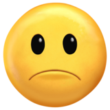 🙁 Rosto Meio Triste Emoji on Twitter Emoji Stickers 13.1