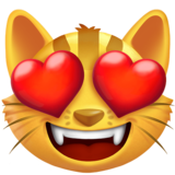 😻 Gatto Innamorato Emoji on Twitter Emoji Stickers 13.1