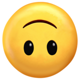 🙃 Upside-Down Face Emoji on Twitter Emoji Stickers 13.1