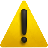 ⚠️ Warning Emoji on Twitter Emoji Stickers 13.1