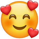 🥰 Smilende Ansigt Med Tre Hjerter Emoji on WhatsApp 2.20.198.15