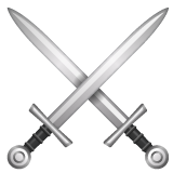 ⚔️ Spade Incrociate Emoji on WhatsApp 2.20.206.24