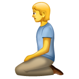 🧎 Knielende Persoon Emoji on WhatsApp 2.20.206.24