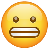 😬 Rosto Expressando Desagrado Emoji on WhatsApp 2.21.23.23
