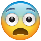 😨 Faccina Impaurita Emoji on WhatsApp 2.23.2.72