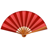 Folding Hand Fan Emoji on WhatsApp 2.23.2.72