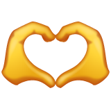 🫶 Mani Che Formano Un Cuore Emoji on WhatsApp 2.23.2.72