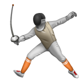 🤺 Person Fencing Emoji on WhatsApp 2.23.2.72