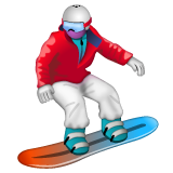 🏂 Practicante De Snowboard Emoji on WhatsApp 2.23.2.72