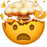 🤯 Shocked Face with Exploding Head Emoji