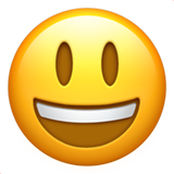 Grinning Face with Big Eyes Emoji | Grinning Face Big Eyes Emoji