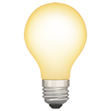 💡 Electric Light Bulb Emoji