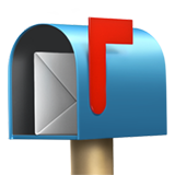 📬 Open Mailbox with Raised Flag Emoji