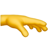 Palm Down Hand Emoji | Emoji Palm Down Hand Meaning