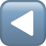 ️ Black Left-Pointing Triangle Emoji