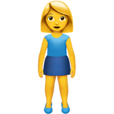 🧍‍♀️ Woman Standing Emoji