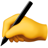 Writing Hand Emoji | Emoji Writing Hand Meaning