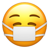 😷 Face with Medical Mask Emoji